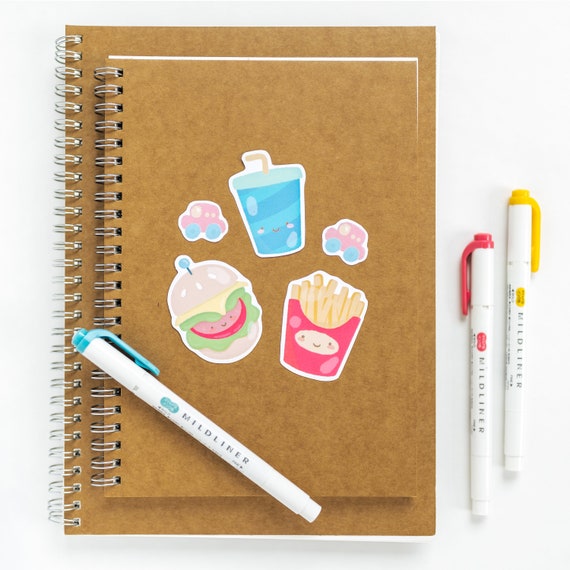 Happy Meal Fast Food Sticker Pack | Etsy