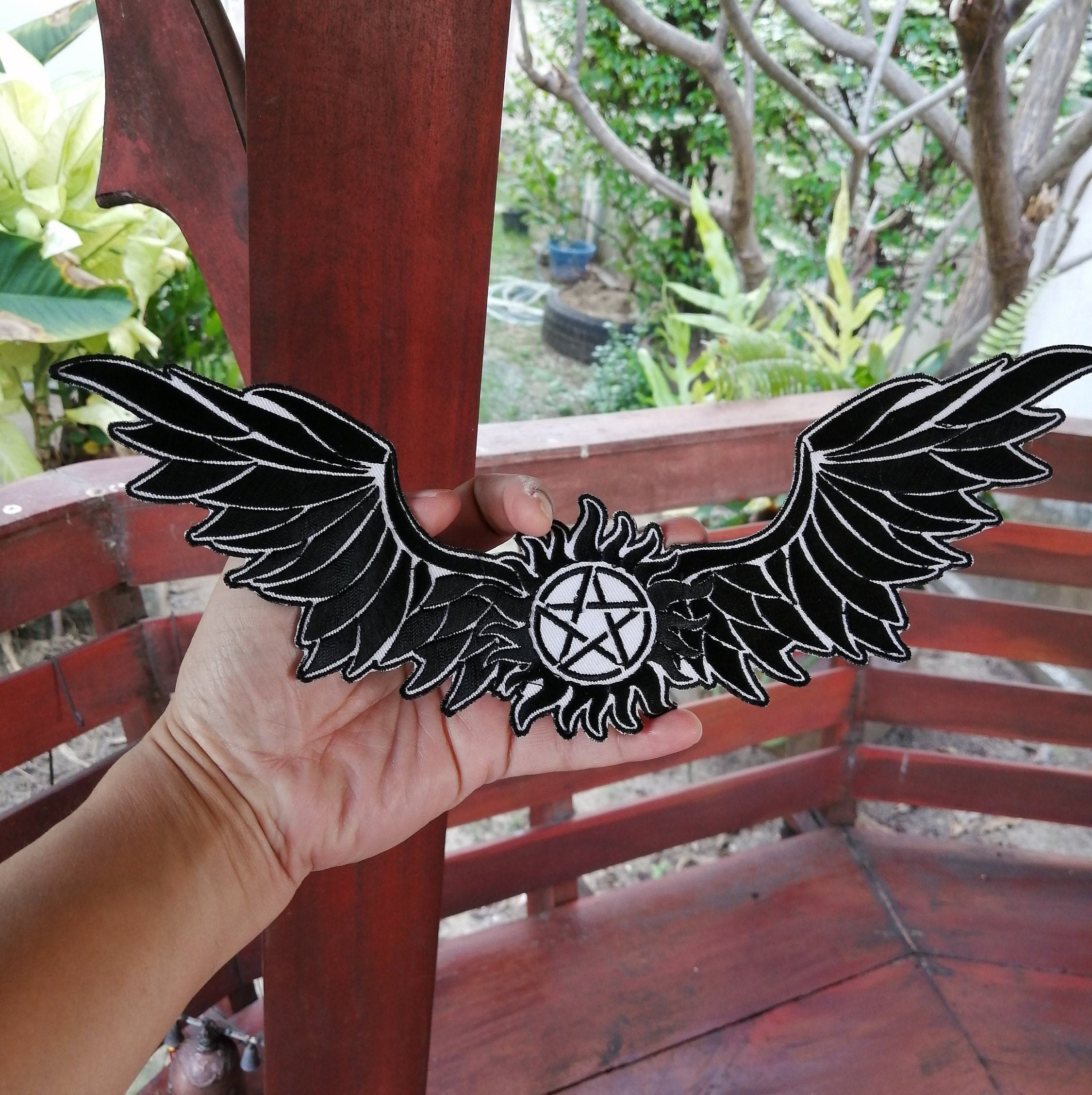 Supernatural Pentagram Pentacle Possession With Wings Angel - Etsy