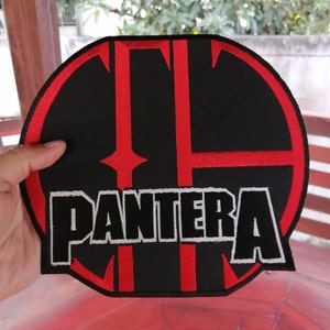 Large Pantera Bands Music Heavy Metal Logo Badge Embroidered Iron-on Sew-on Patch - Etsy