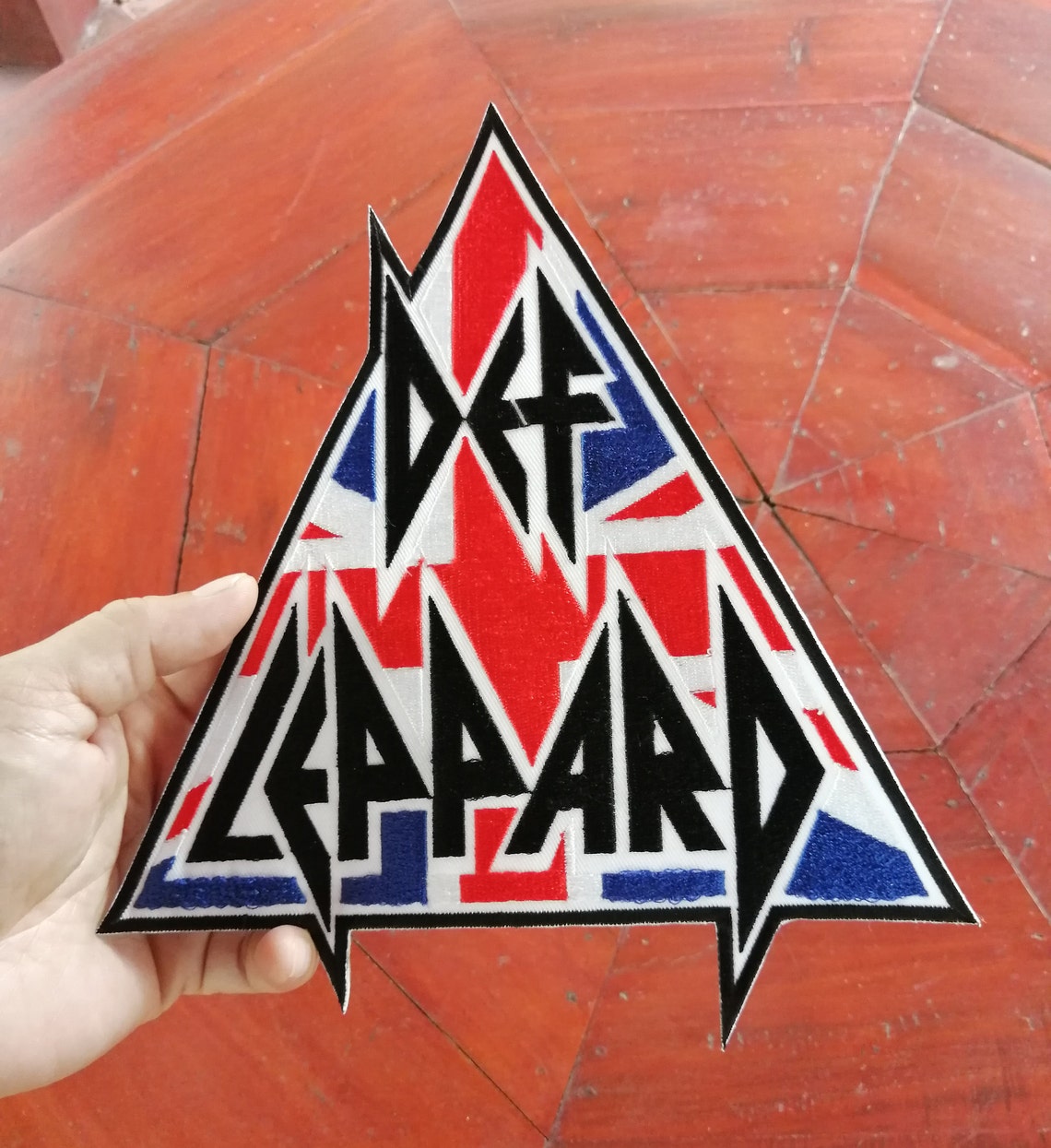Def Leppard Union Jack Hard Rock Band Music Logo Badge | Etsy