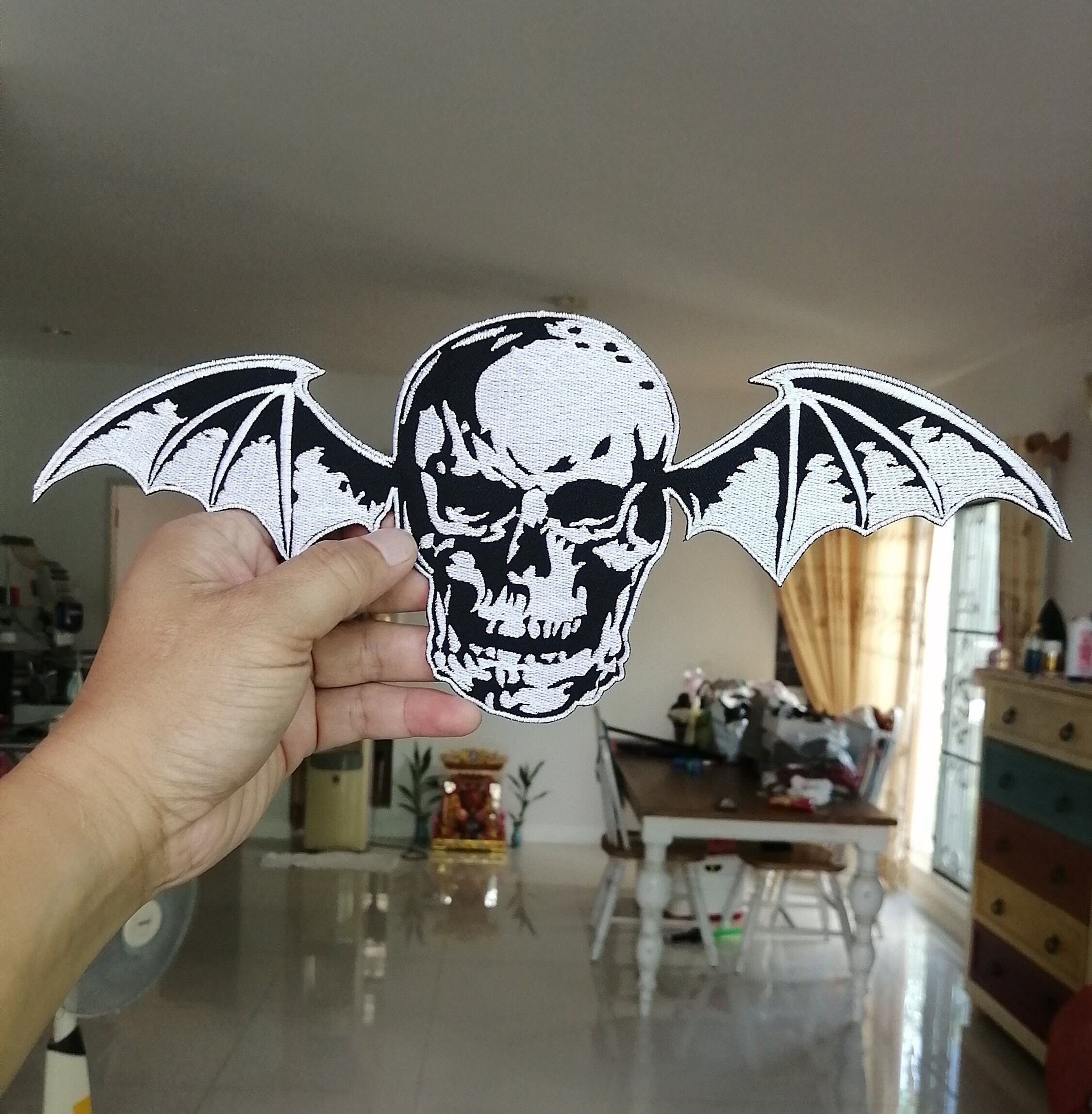 Avenged Sevenfold Bat Skull Drawing