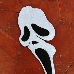Scream Movie Ghost Face Mask Psychosis Killer Dark Badge Embroidered ...
