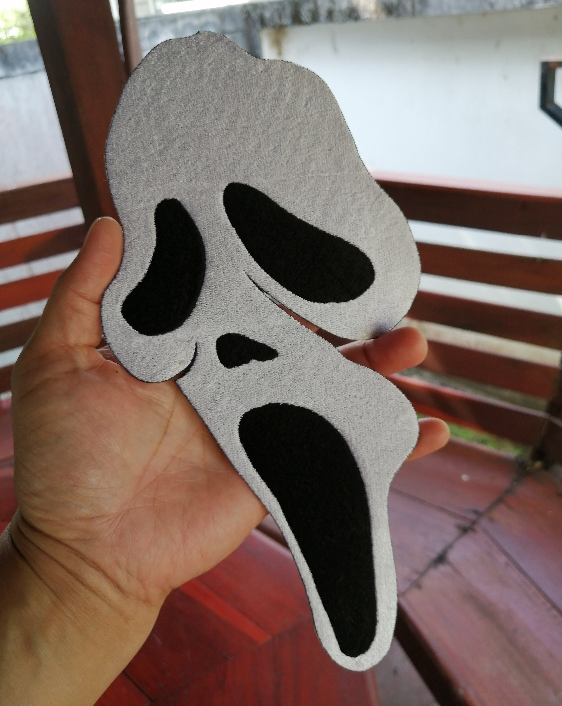 Scream Movie Ghost Face Mask Psychosis Killer Dark Badge | Etsy