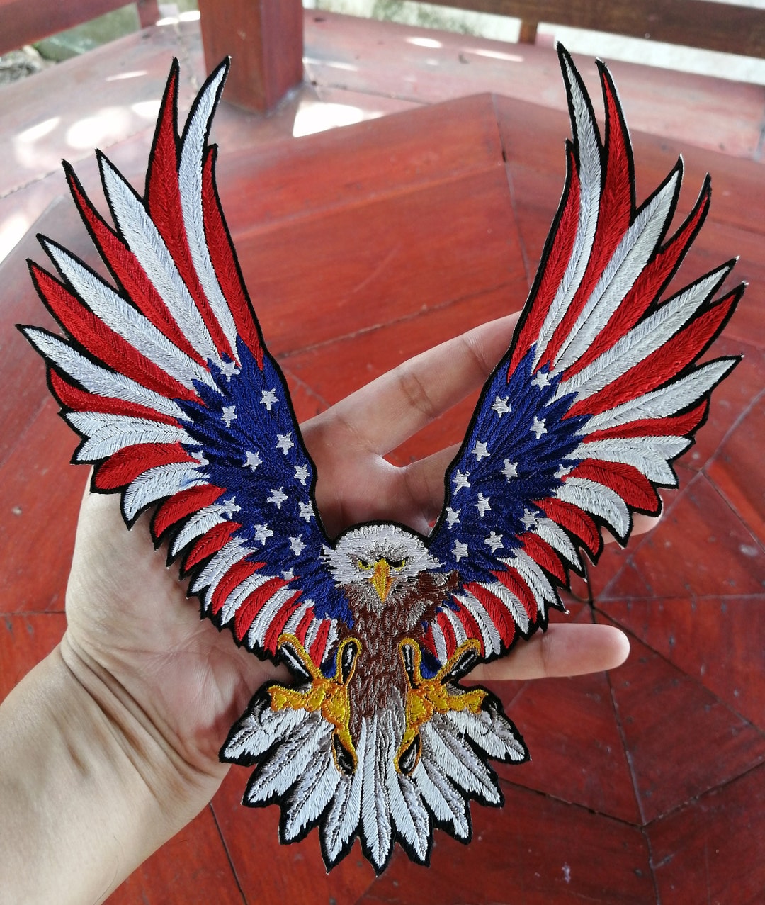 Large Eagle Flag USA Great Hunter Prey Bird Flying Symbol - Etsy UK