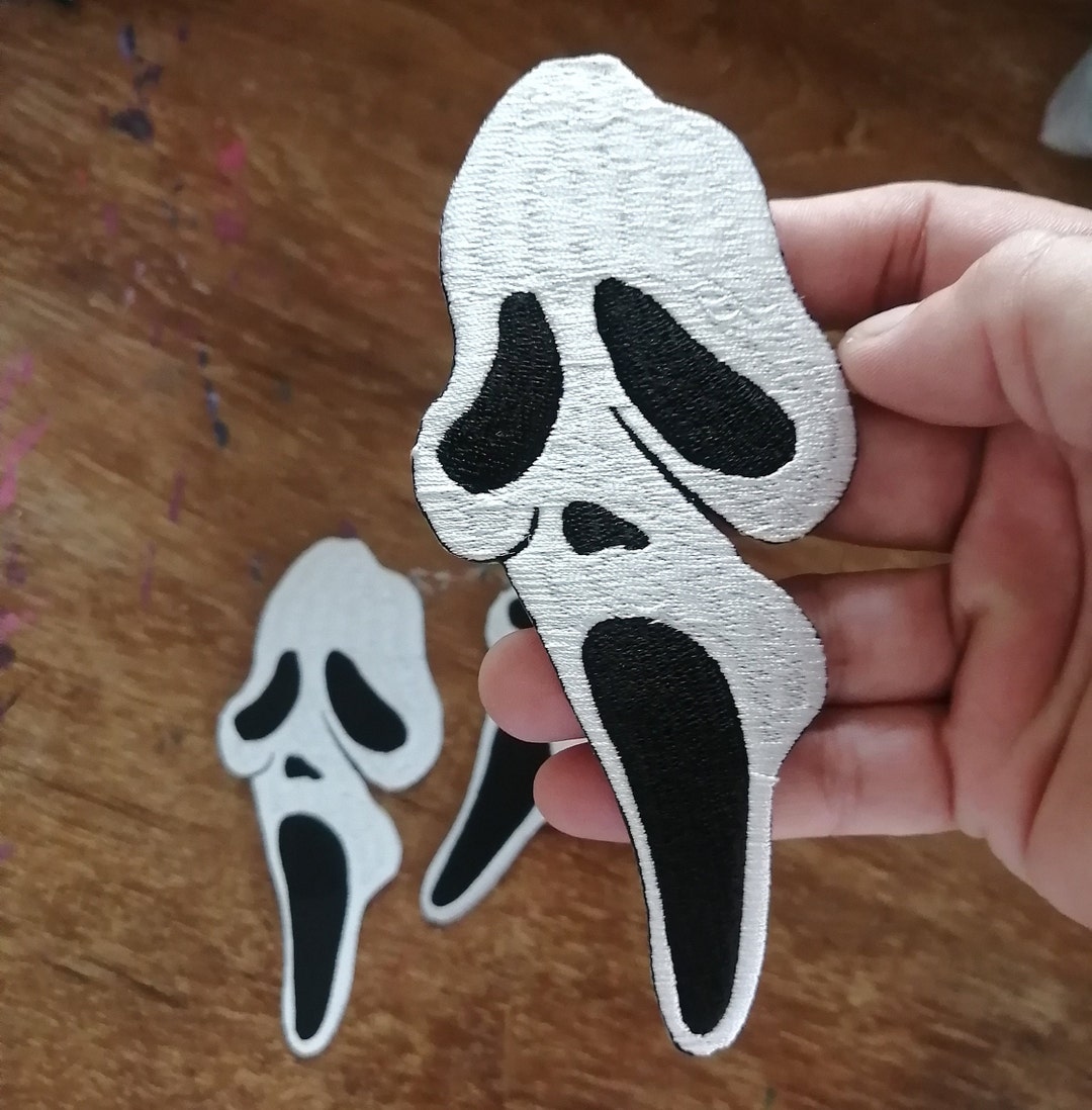 Scream Movie Satan Ghost Face Mask Psychosis Killer Dark Badge ...