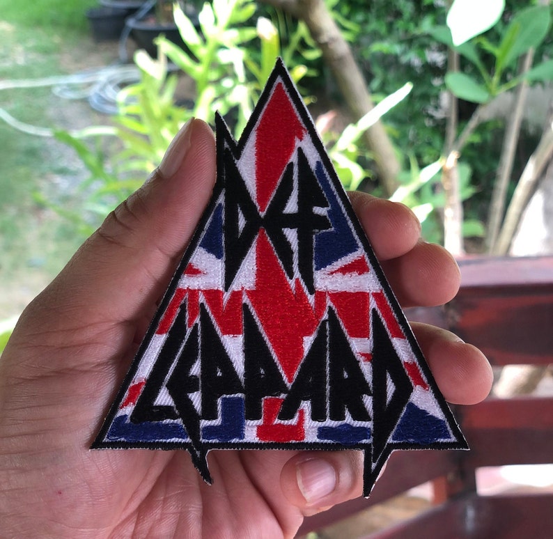 3pcs. Def Leppard Union Jack Hard Rock Band Music Logo Badge - Etsy