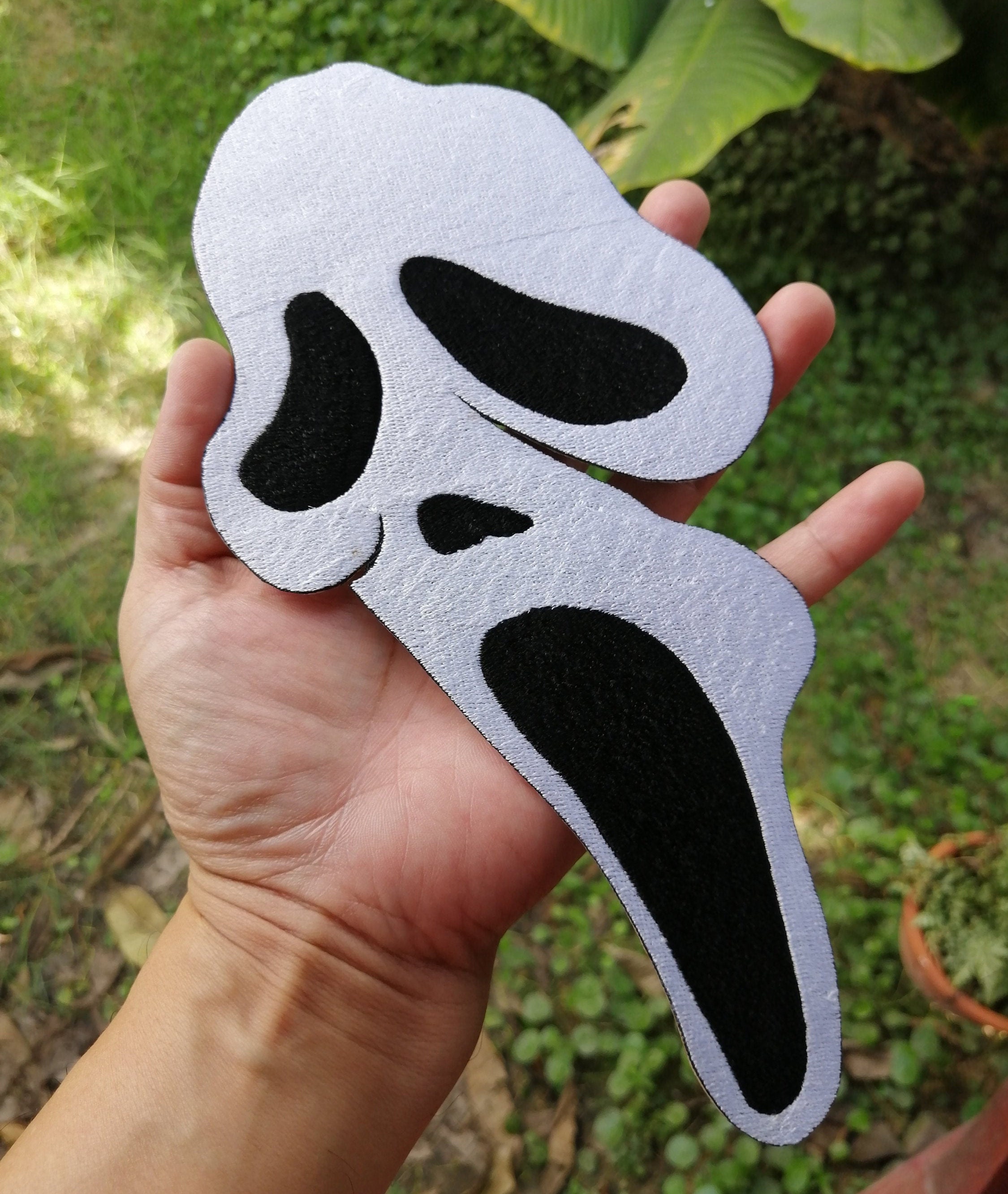 Scream Movie Ghost Face Mask Psychosis Killer Dark Badge | Etsy