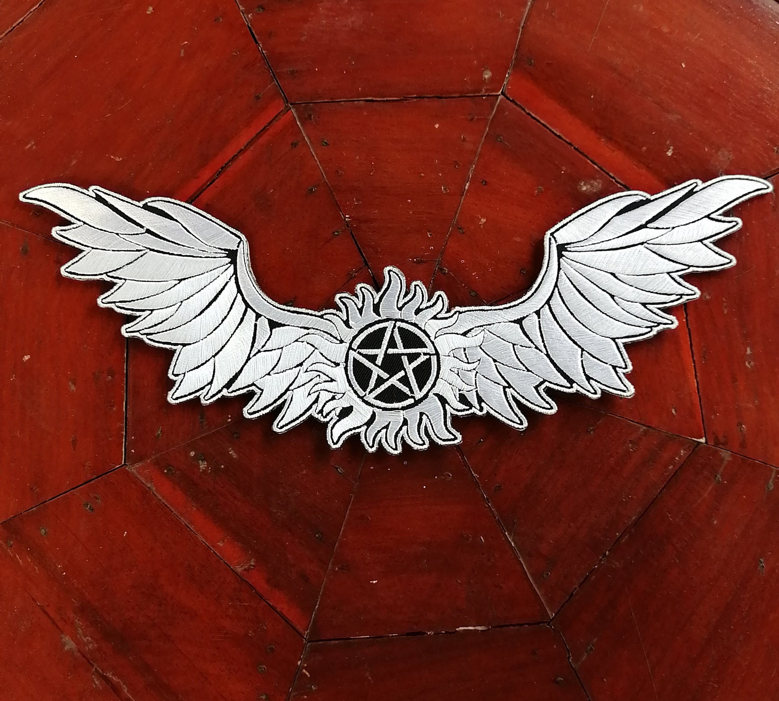 Supernatural Pentagram Pentacle Possession With Wings Angel | Etsy