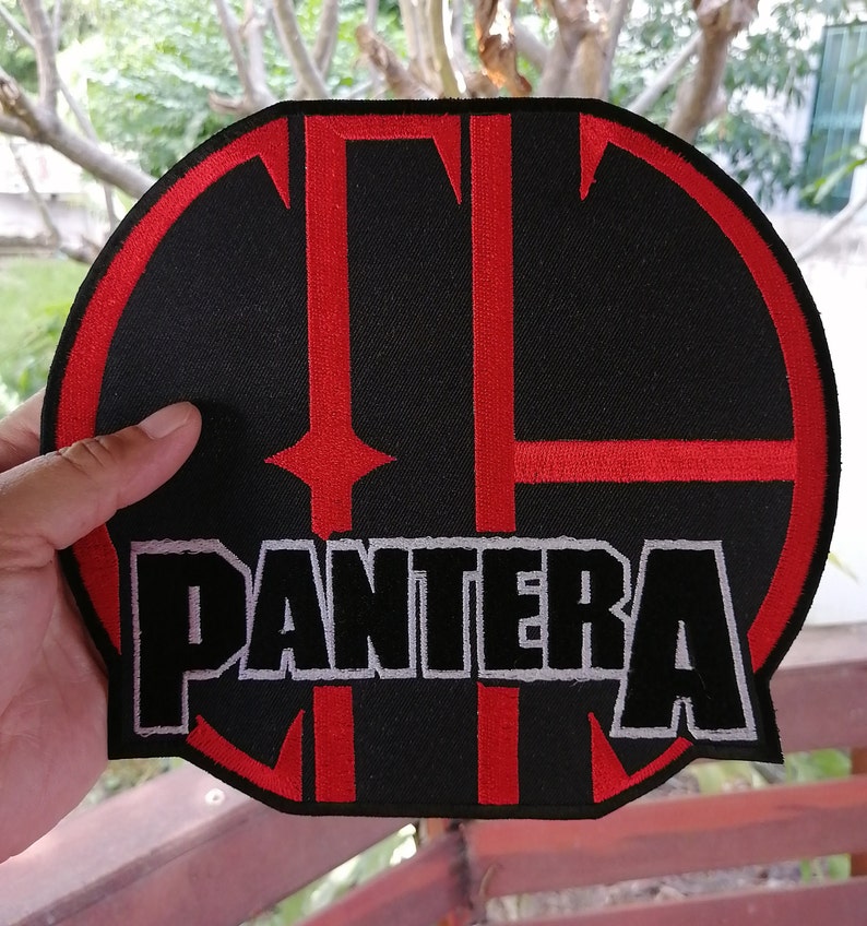 Large Pantera Bands Music Heavy Metal Logo Badge Embroidered | Etsy