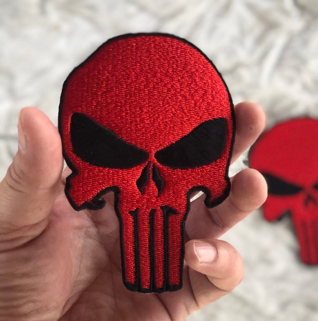 2pcs. Skull Punisher Danger Soldier Scary Grim Reaper Satan - Etsy