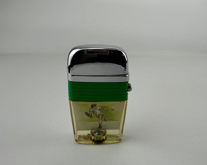 Vintage Scripto Vu-lighter /// Tennis /// 1970s - Etsy