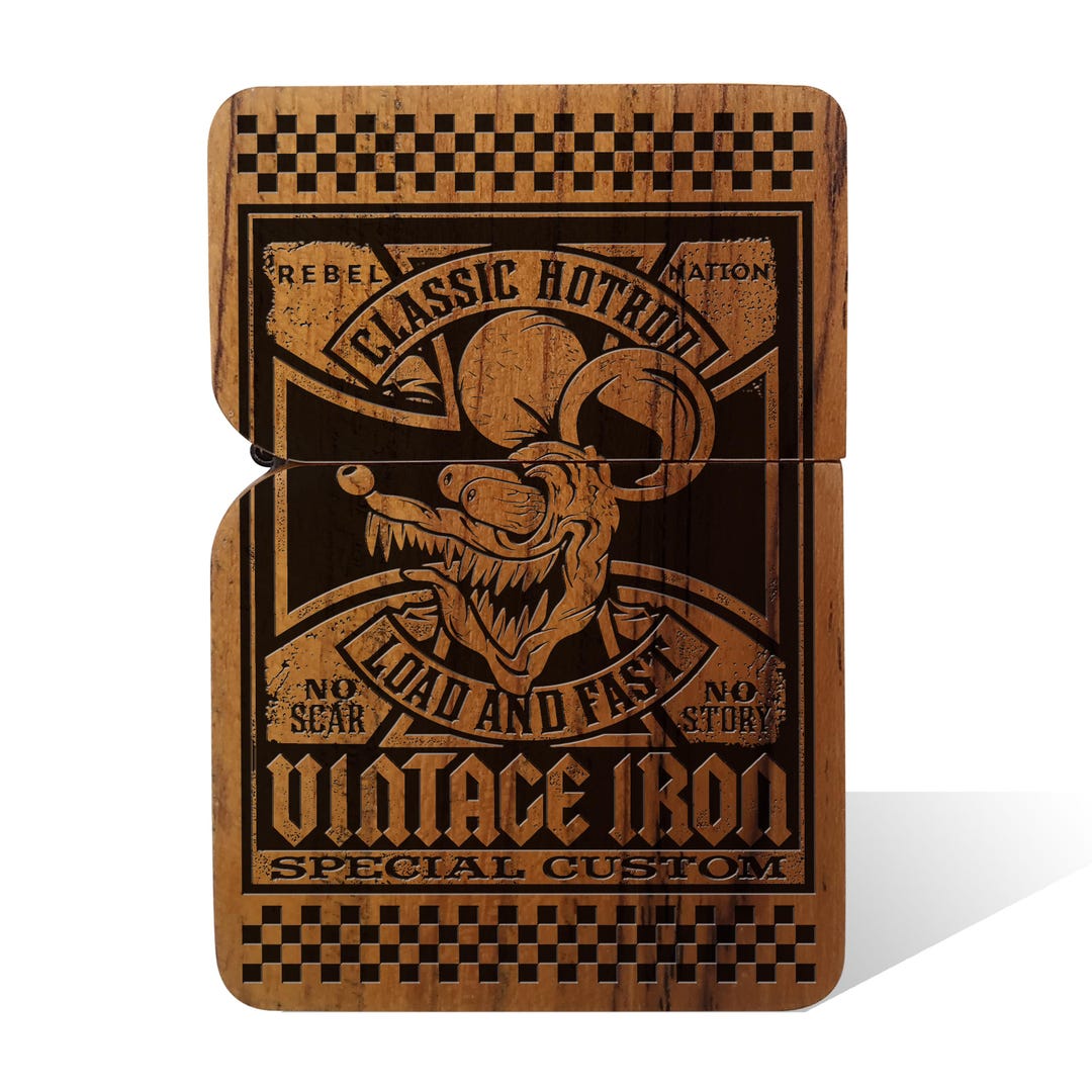 Hotrod Car Kustom Kulture Rat Fink Ed Roth Engraved Lighters Good Idea ...