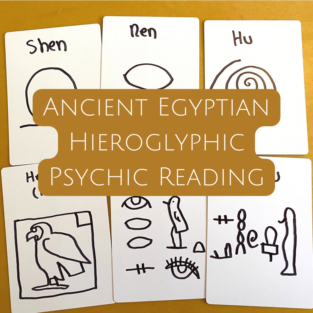 Ancient Egyptian Hieroglyphic Psychic Reading - Etsy