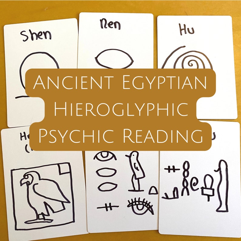 Ancient Egyptian Hieroglyphic Psychic Reading - Etsy