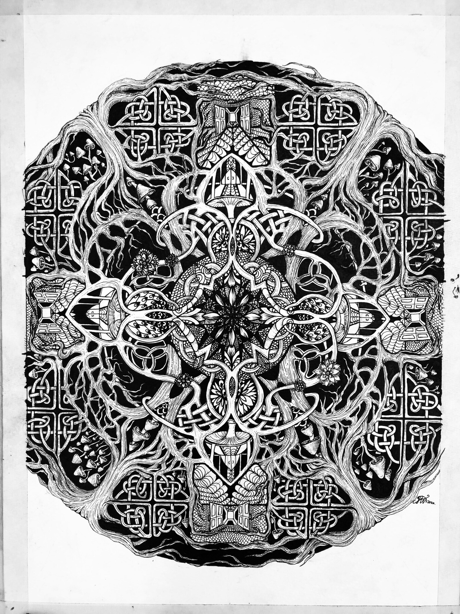 Passages to Celtic Roots original Piece - Etsy