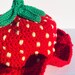 Strawberry Shortcake Hat | Handmade Crochet Fruit Bucket Hat ...