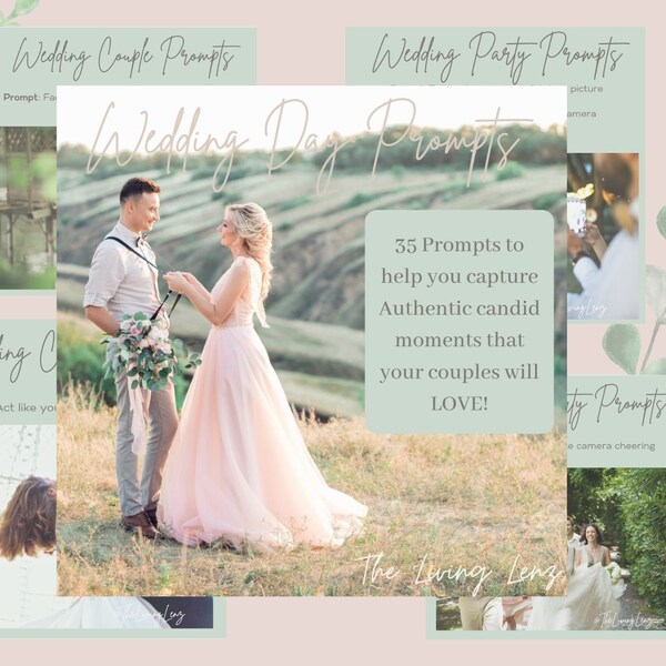 Wedding Posing Cards - Etsy