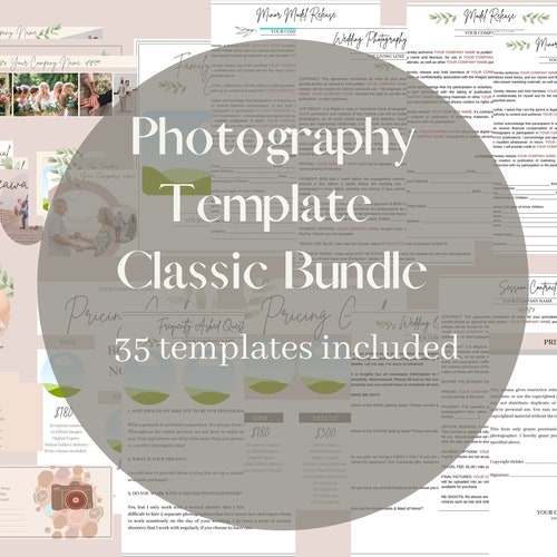 Mini Session Template Mini Session Marketing Photography - Etsy