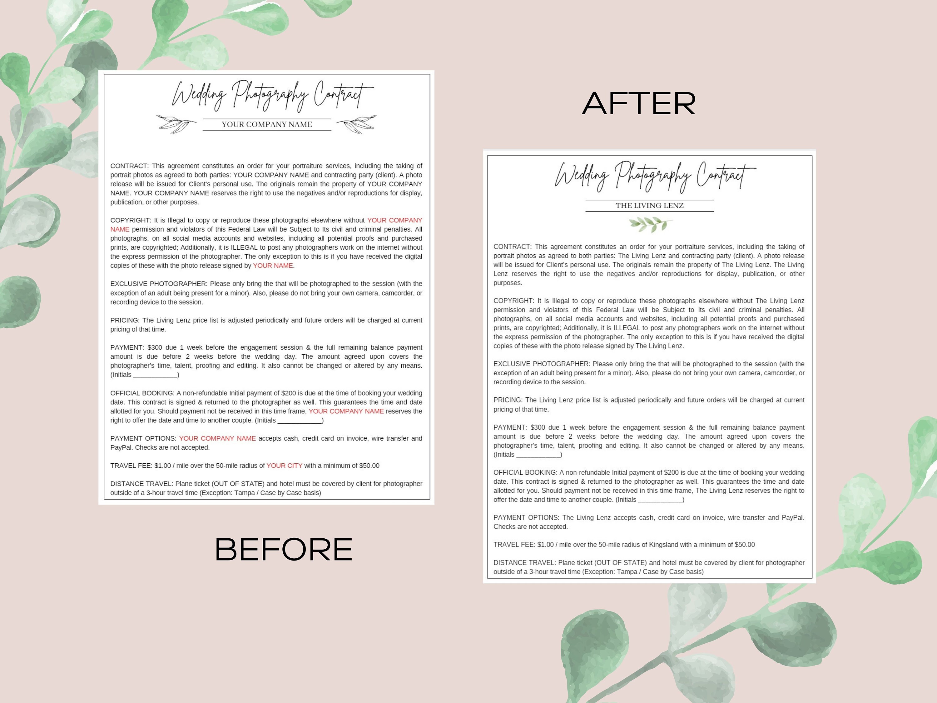 CUSTOMIZE YOUR TEMPLATE Add on to a Template Listing From ...