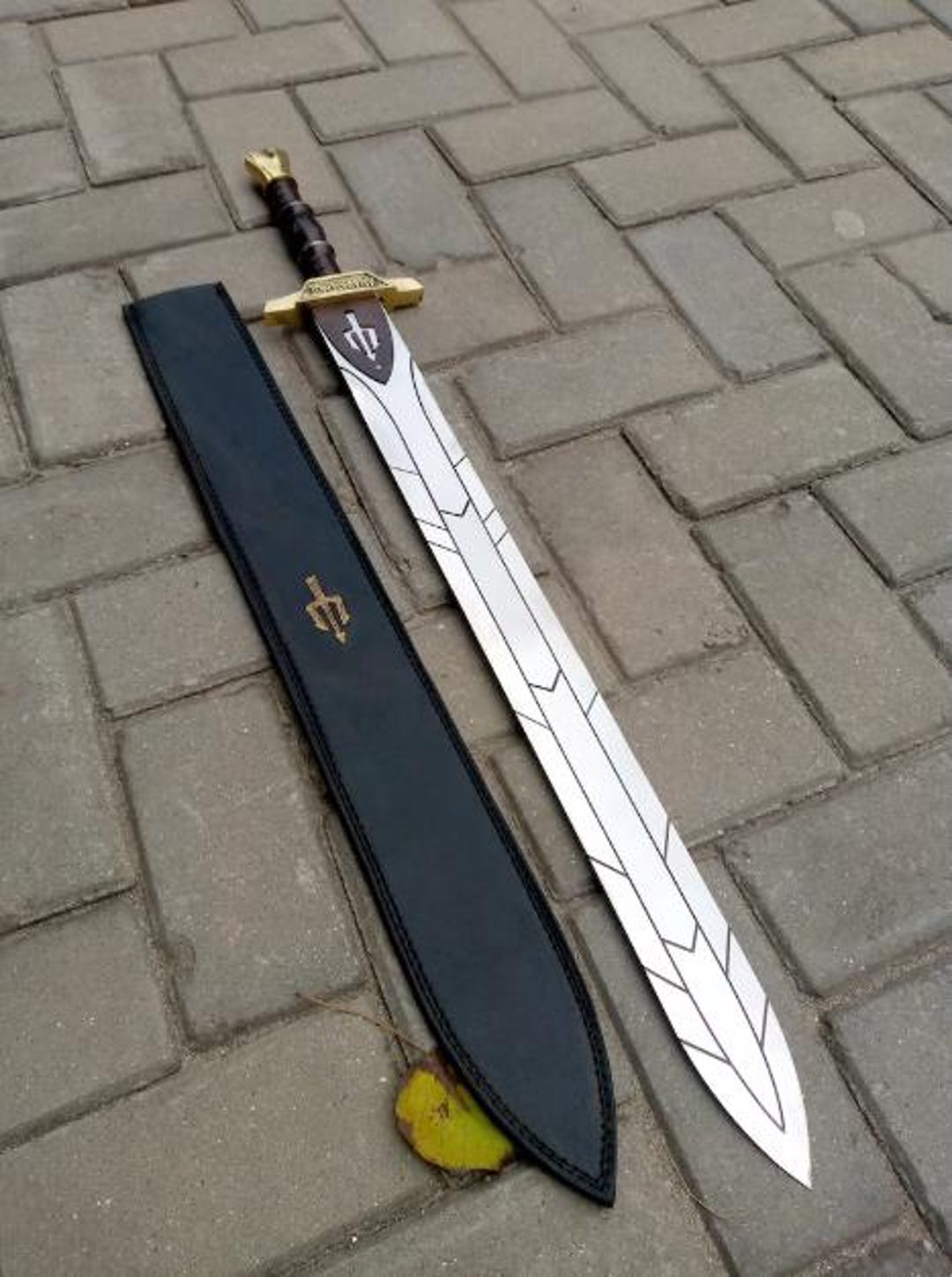 Custom Riptide Sword of Percy Jackson, Forged Olympians Sword ...