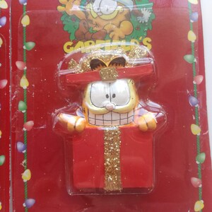Vintage Garfield Ornament Fridge Magnets - From 1996 - Jim Davis - Fat ...