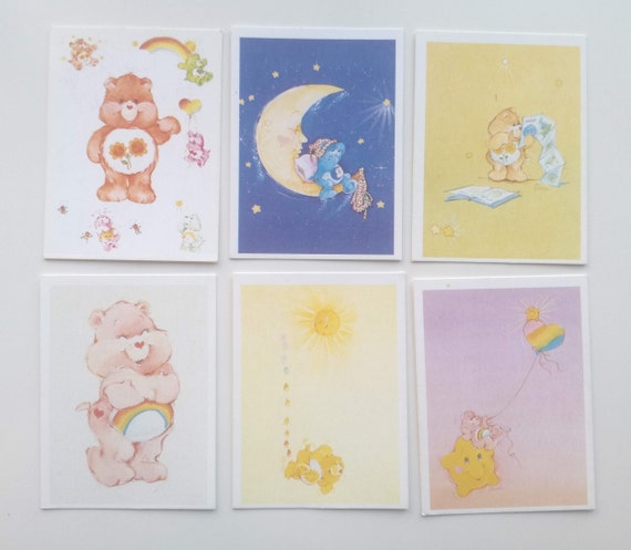 Vintage 1981 Care Bear Trading Cards Milano Care Bear | Etsy