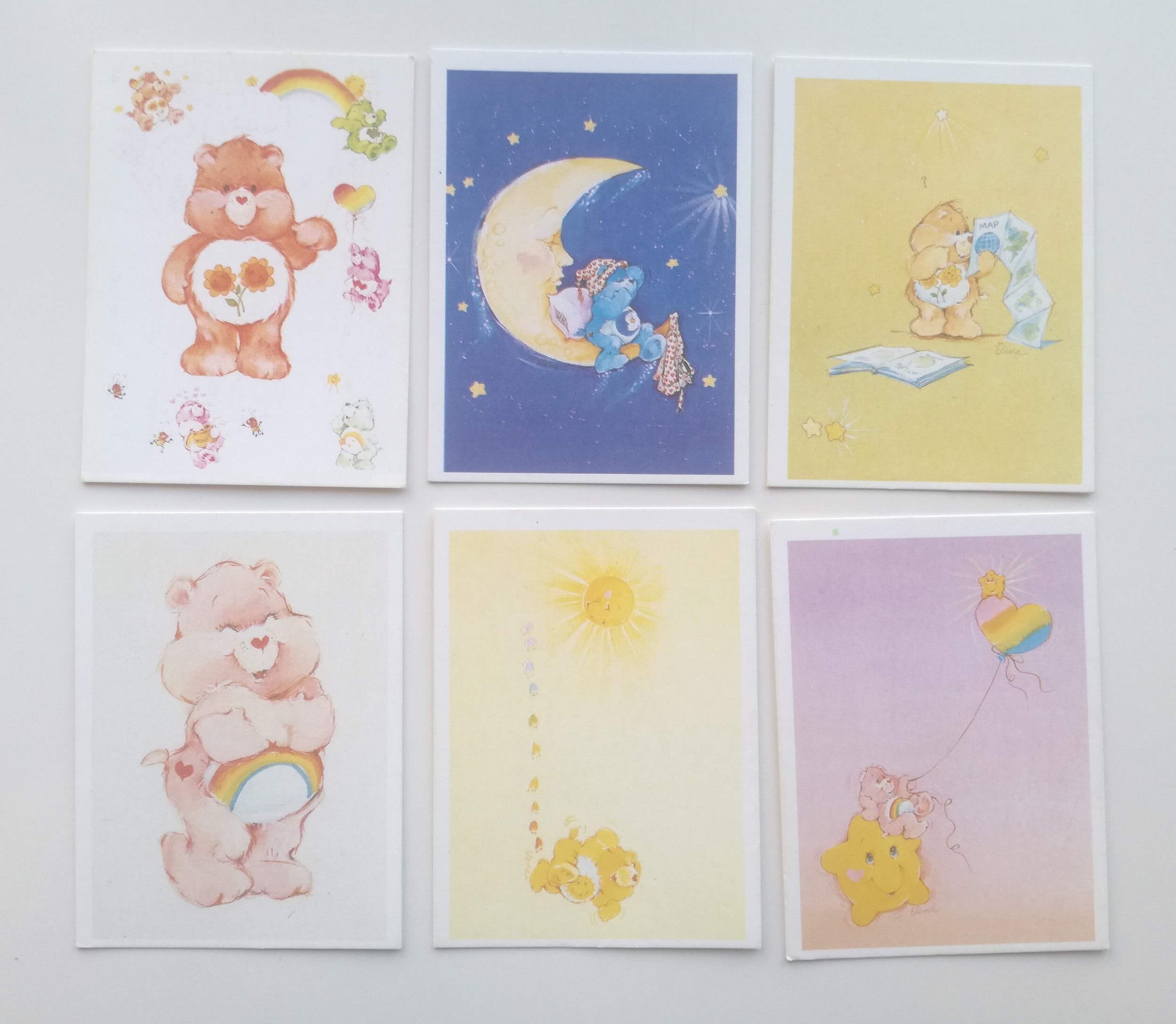 Vintage 1981 Care Bear Trading Cards Milano Care Bear - Etsy