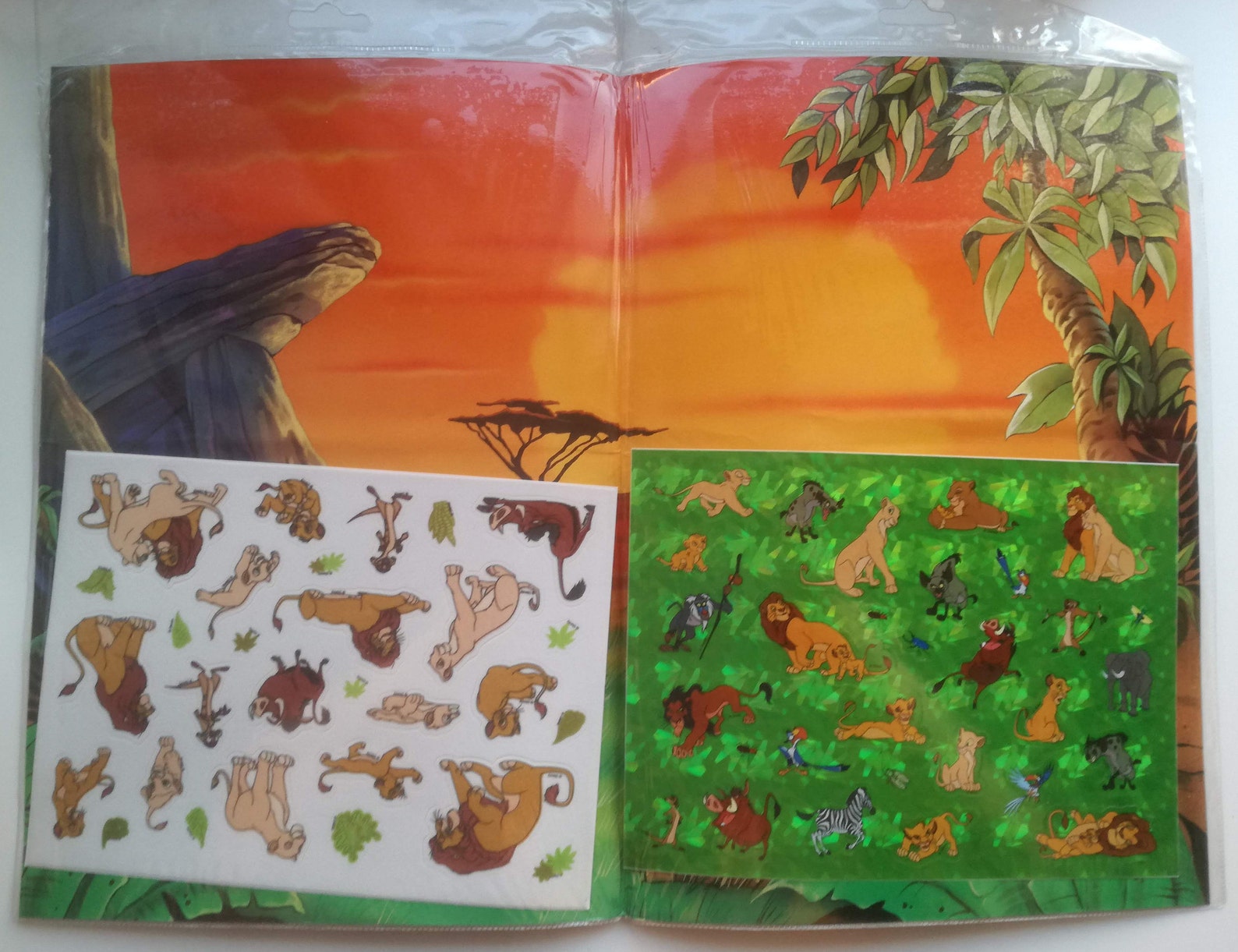 Vintage Lion King Maxi Sticker Sheets With Sticker Book - Etsy