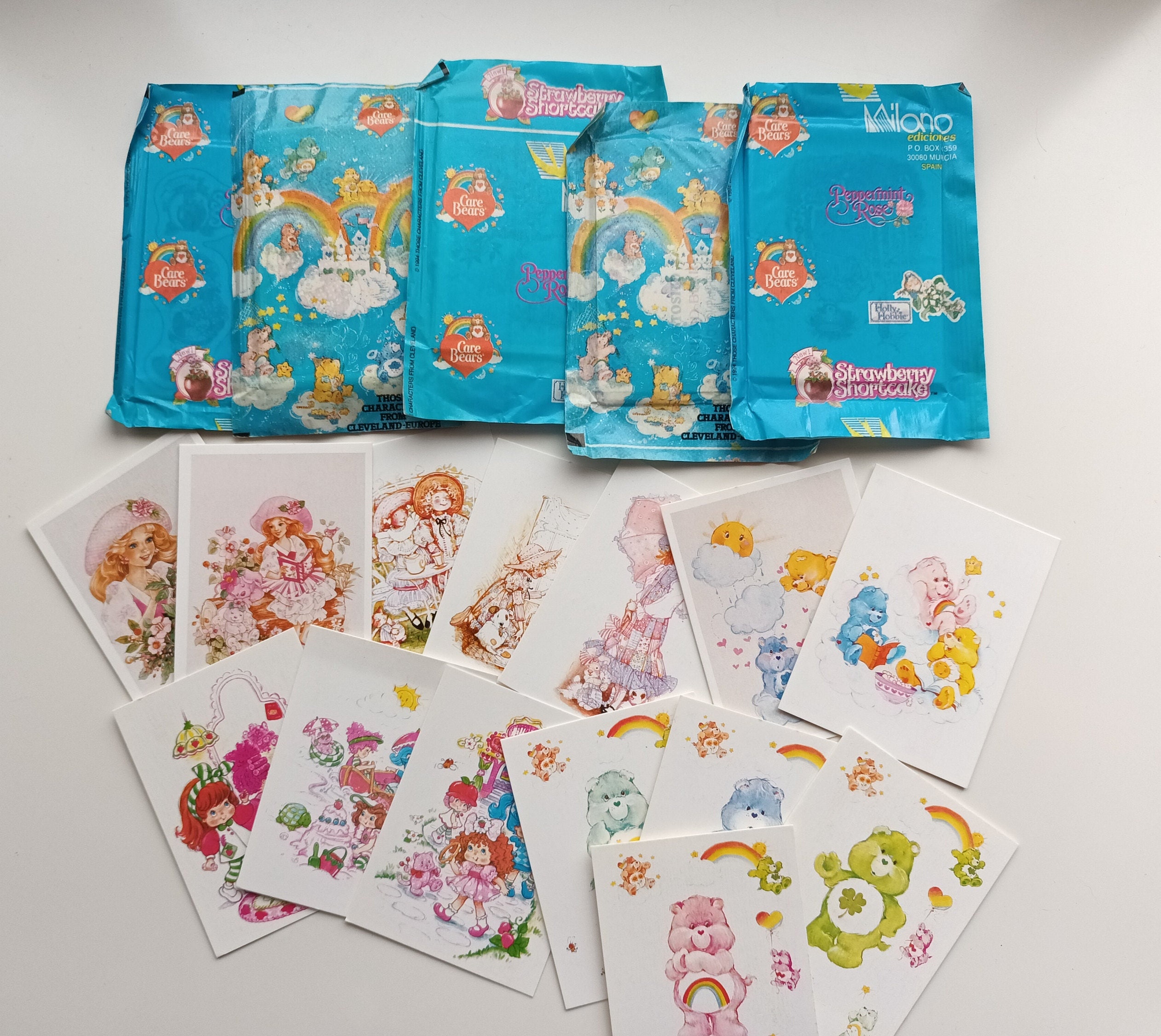 Vintage 1981 Sealed Care Bear Trading Cards Package Milano - Etsy