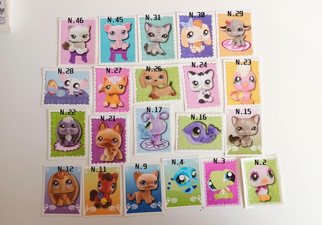 LPS Littlest Pet Shop Panini Stickers - for the Panini Sticker Album ...