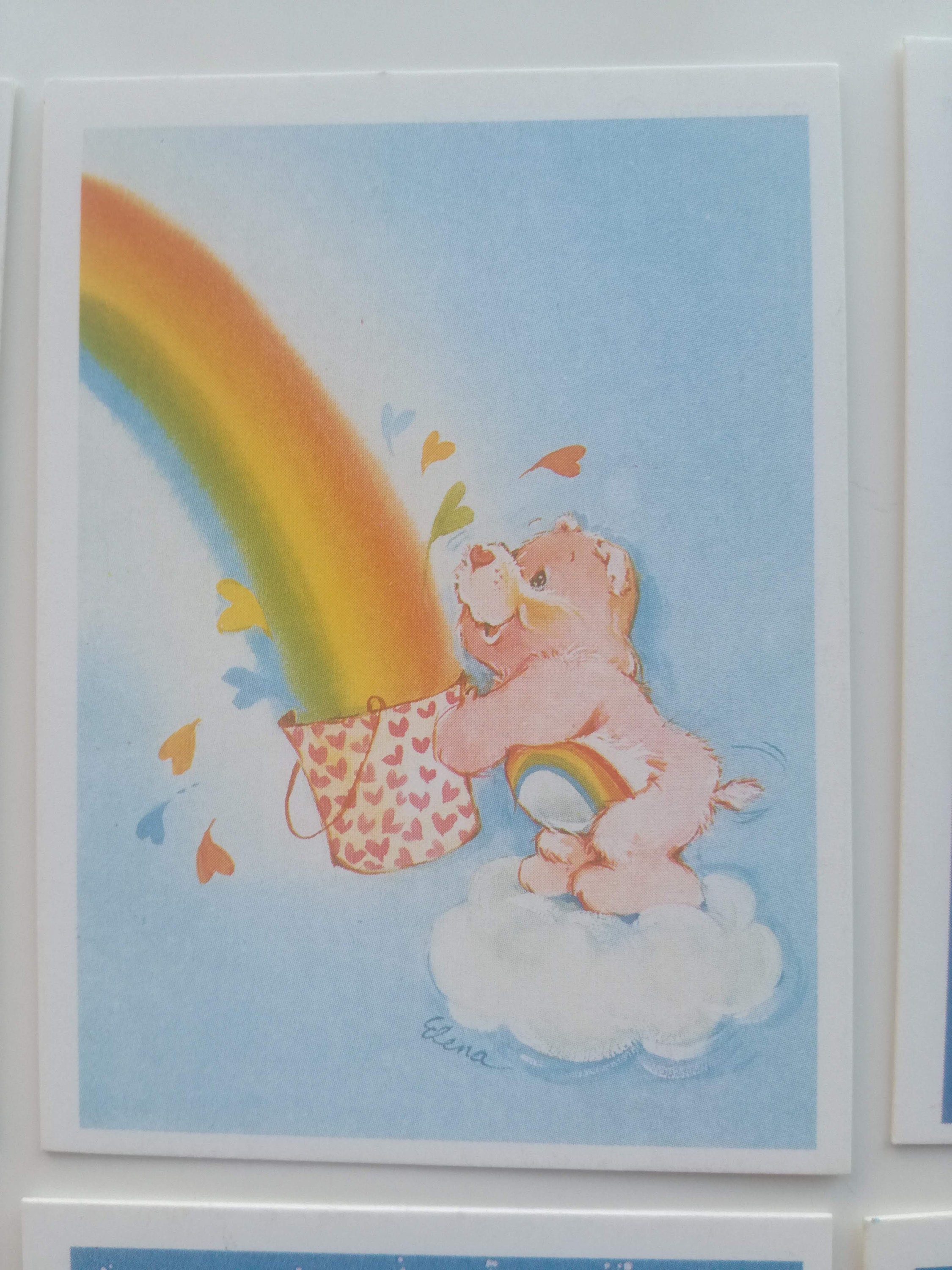 Vintage 1981 Care Bear Trading Cards Milano Care Bear - Etsy