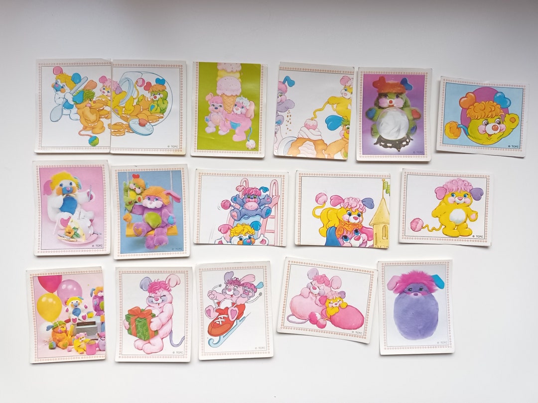 Vintage Popples Panini Stickers From 1987 for Popples Panini Sticker ...