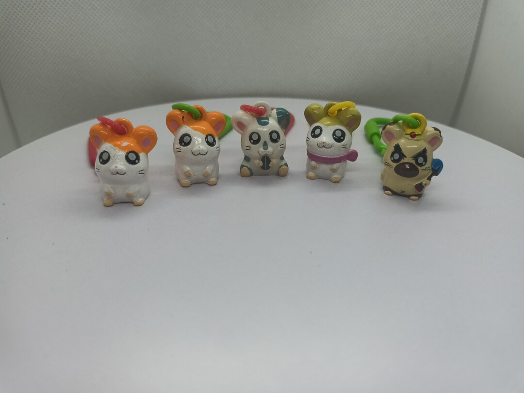 Vintage Hamtaro Mini Keychain - Hamster Figure - Hamtaro Anime Figurine ...