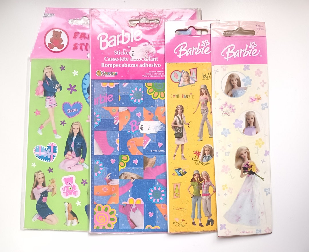 Sandylion Barbie Sticker Sheets - Unopened - Kromekote - Mattel - Maxi ...