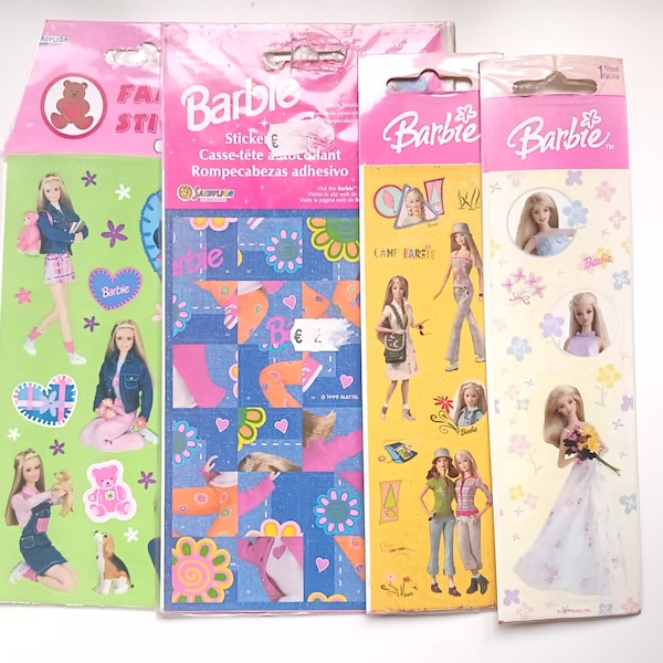 Barbie Stickers - Etsy