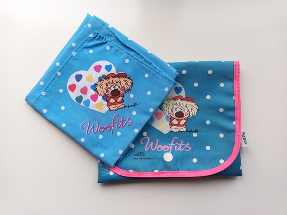 Vintage Woofits 1990 Napking With Lil Bag Dis2 Popples - Etsy