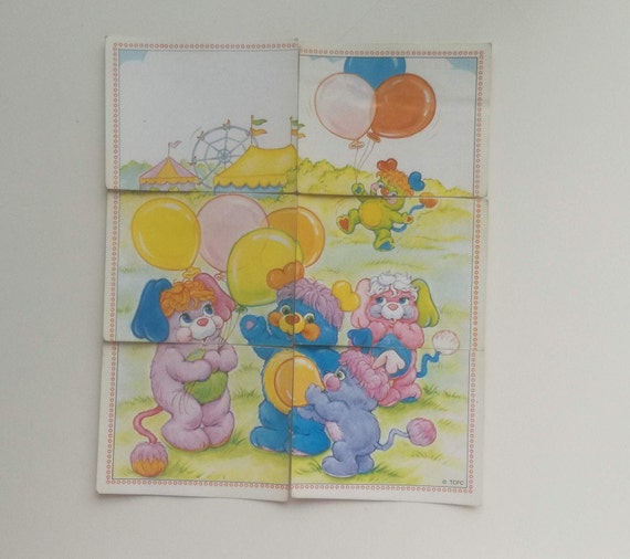 Vintage Popples Panini Stickers From 1987 for Popples | Etsy