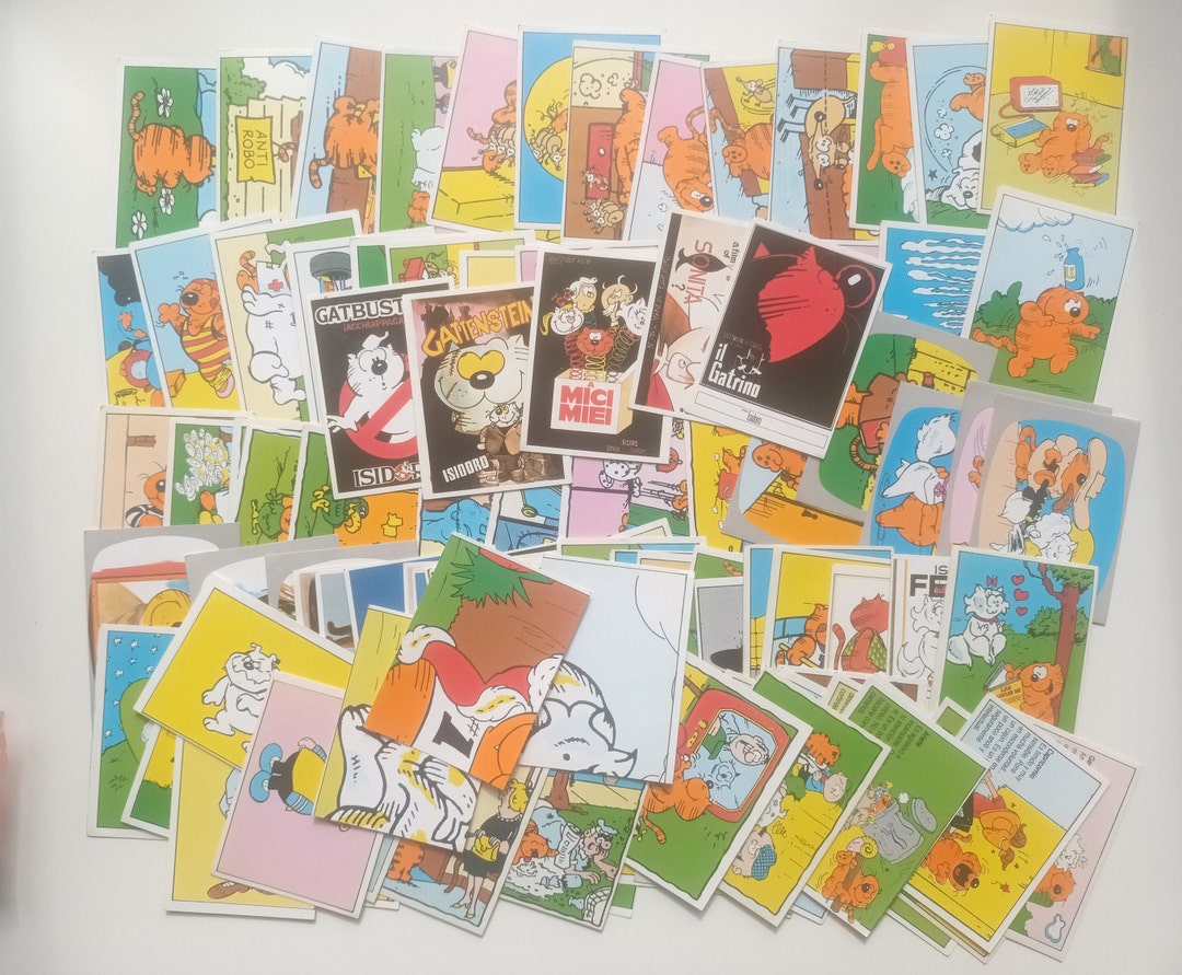 Vintage Heathcliff and Sonja Trading Cards - Stickers - Aston - No ...