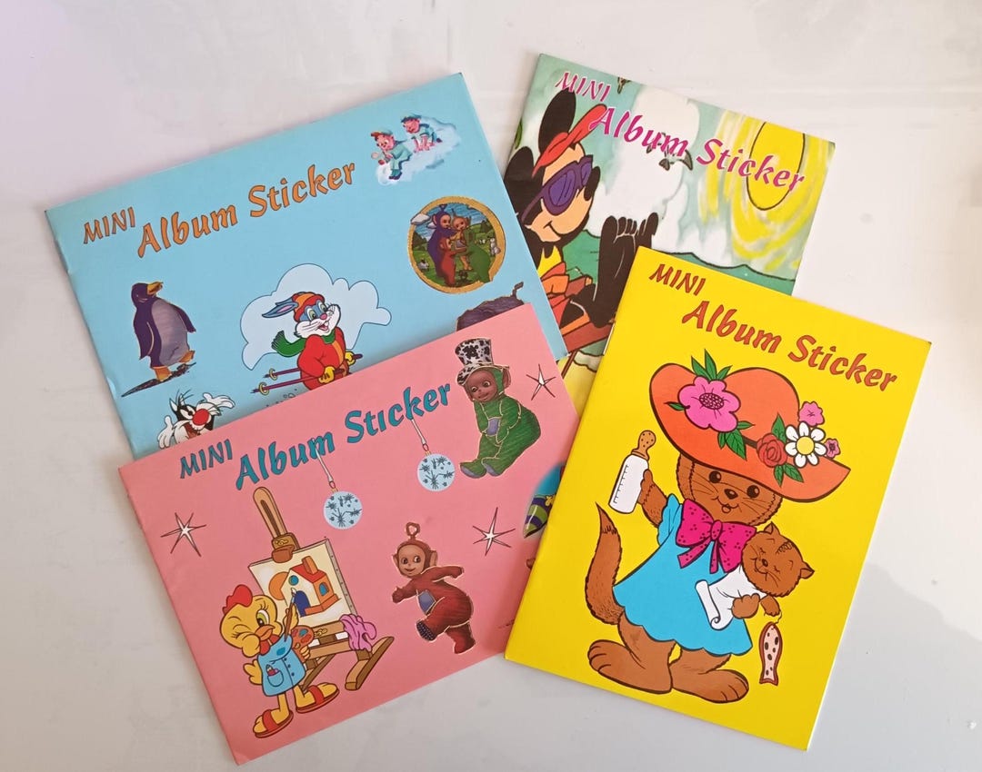 Mini Sticker Albums - New - My Sticker Album - Teletubbies - Mickey ...