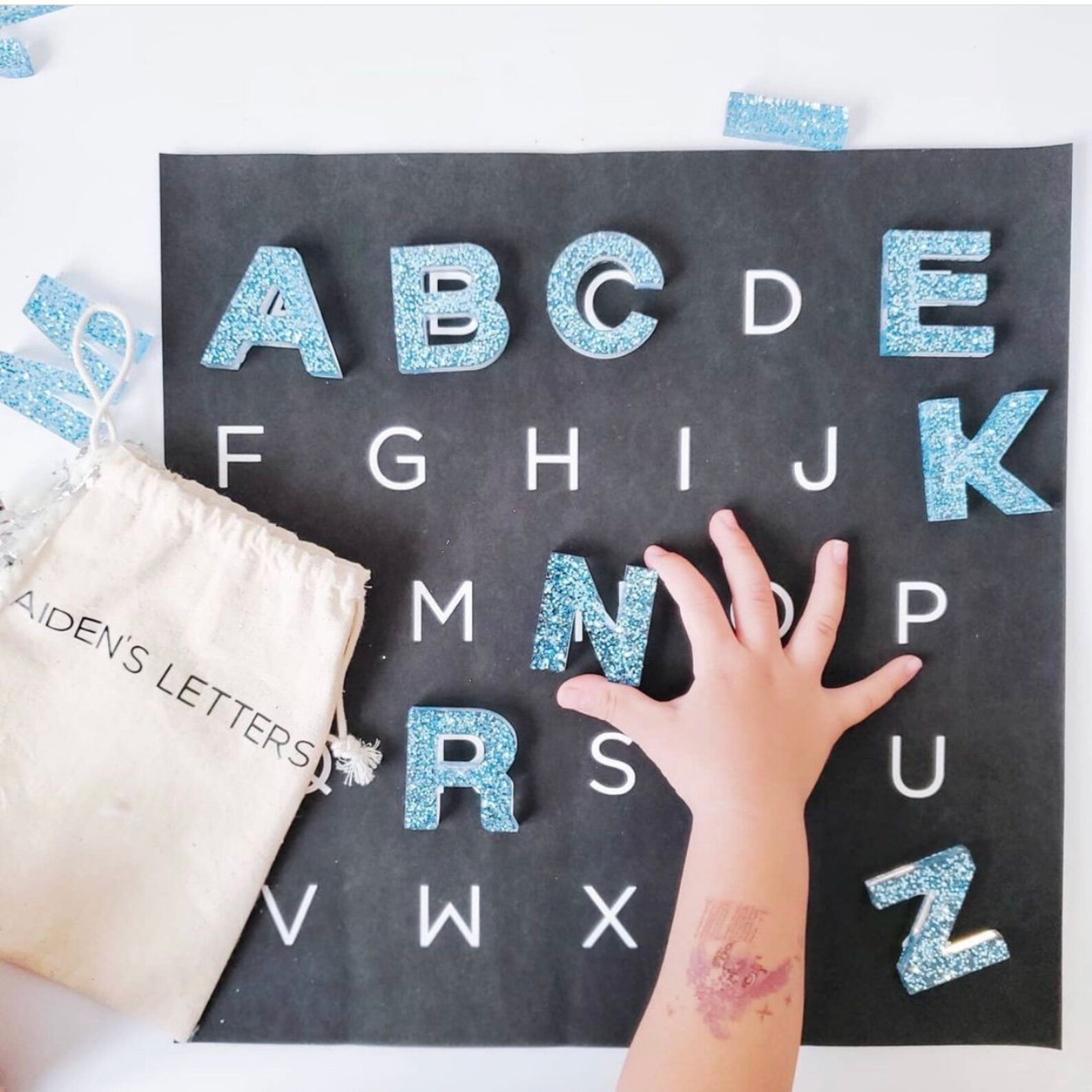 Leather ABC Mat Alphabet Mat for Resin Letters Resin - Etsy