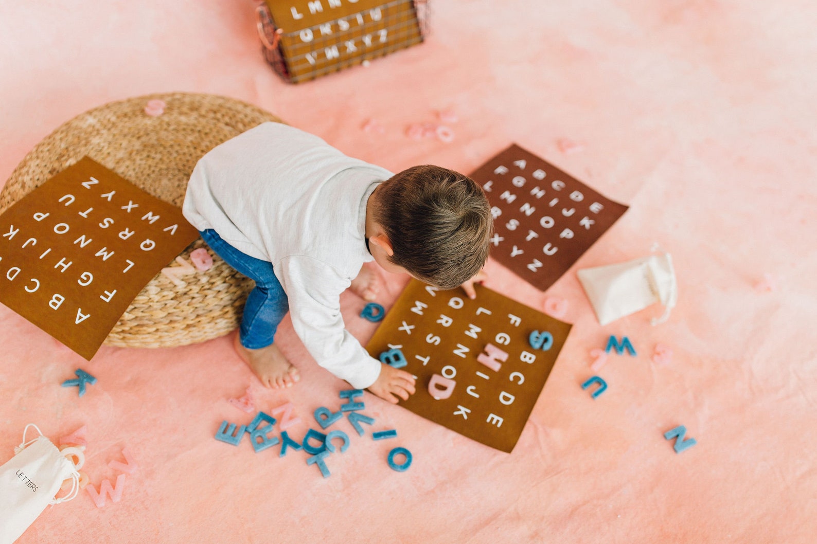Leather ABC Mat Alphabet Mat for Resin Letters Resin - Etsy