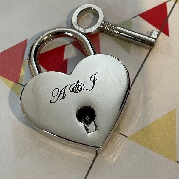 Heart Shaped Lock - Etsy