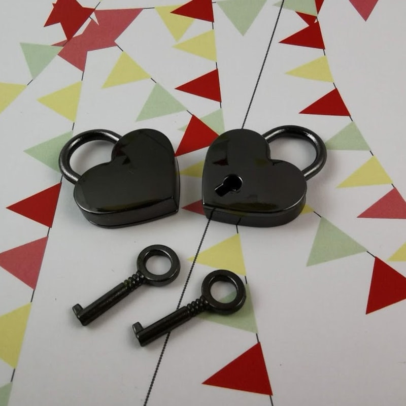 Heart Shaped Lock - Etsy