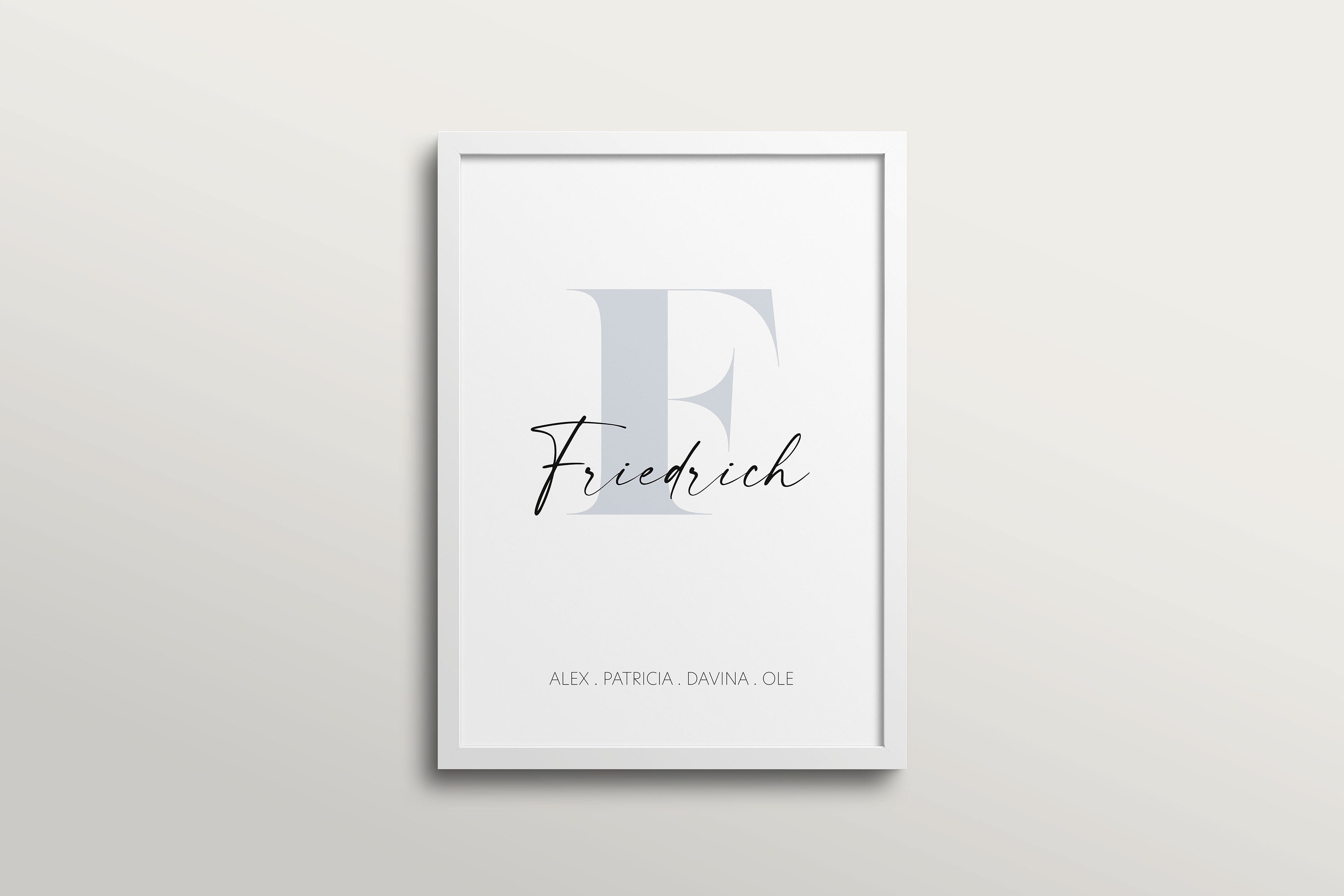 Posters With Names of Family Members - Etsy Hong Kong