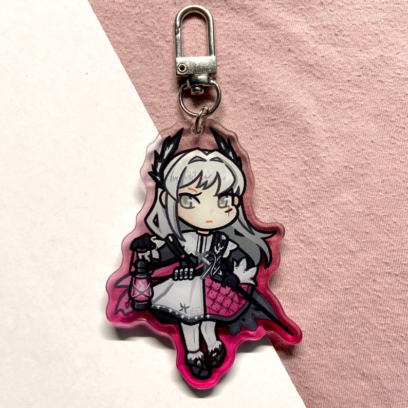 Arknights Acrylic Charms Keychains Goldenglow Irene - Etsy