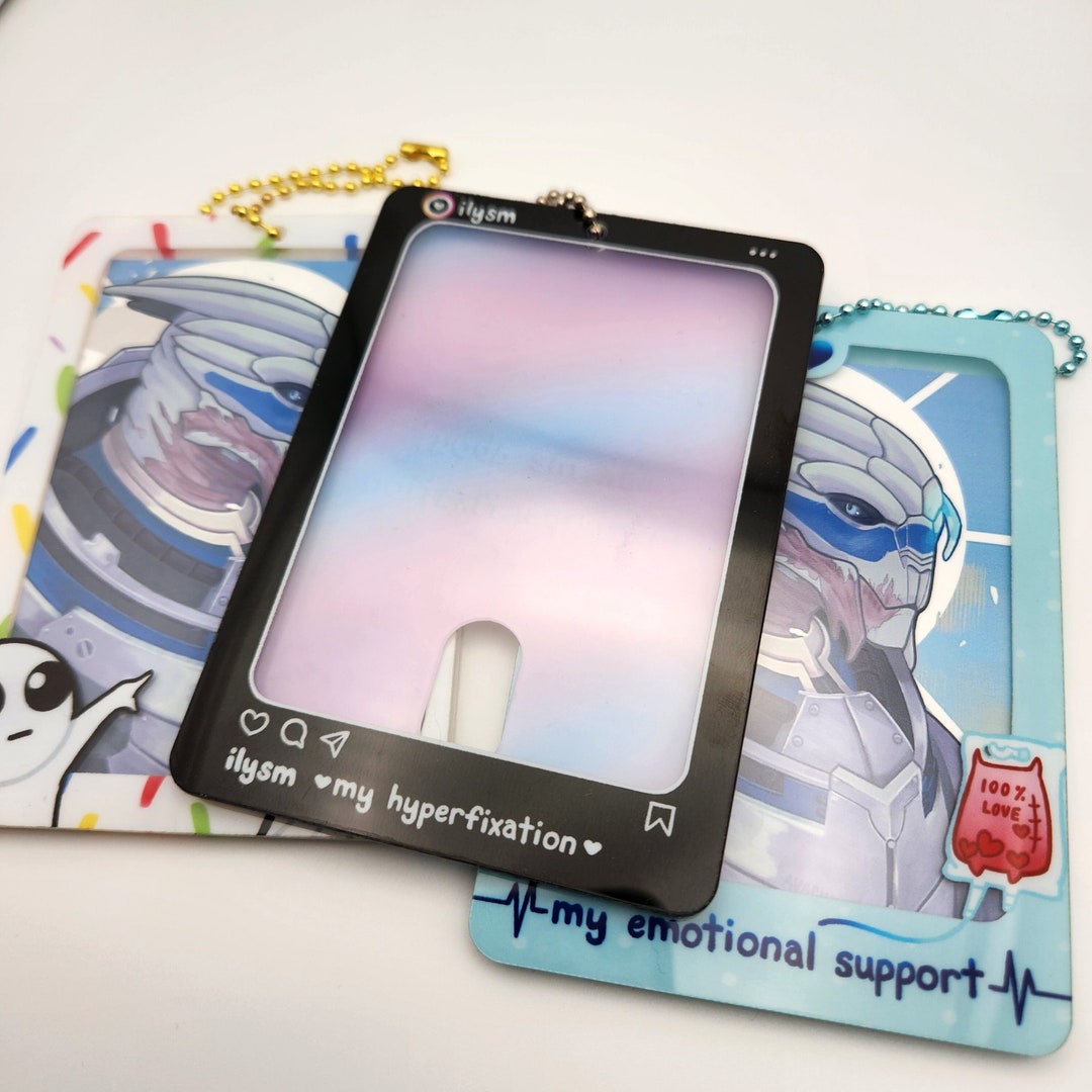 Kawaii Cute Silly Acrylic Photocard Holders Yippee, Instagram Inspired, Emotional Support - Etsy