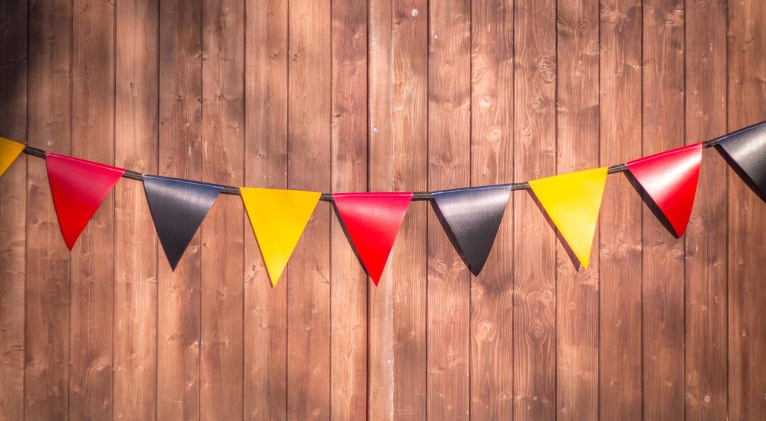 Cadena de banderines EM PVC - Etsy España