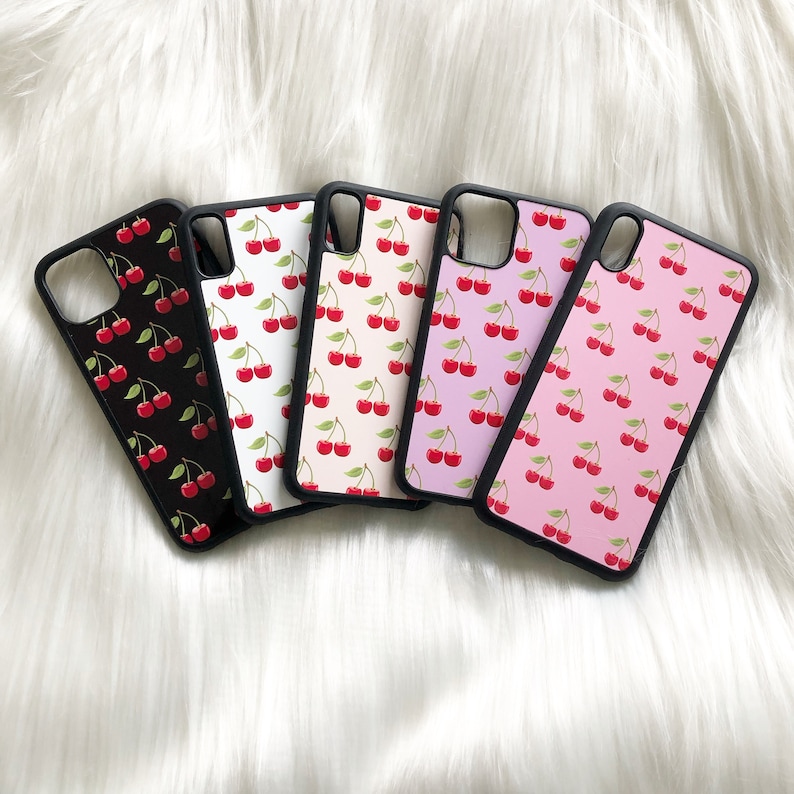 Cherry Phone Case available in Iphone and Android Iphone 6 7 - Etsy UK