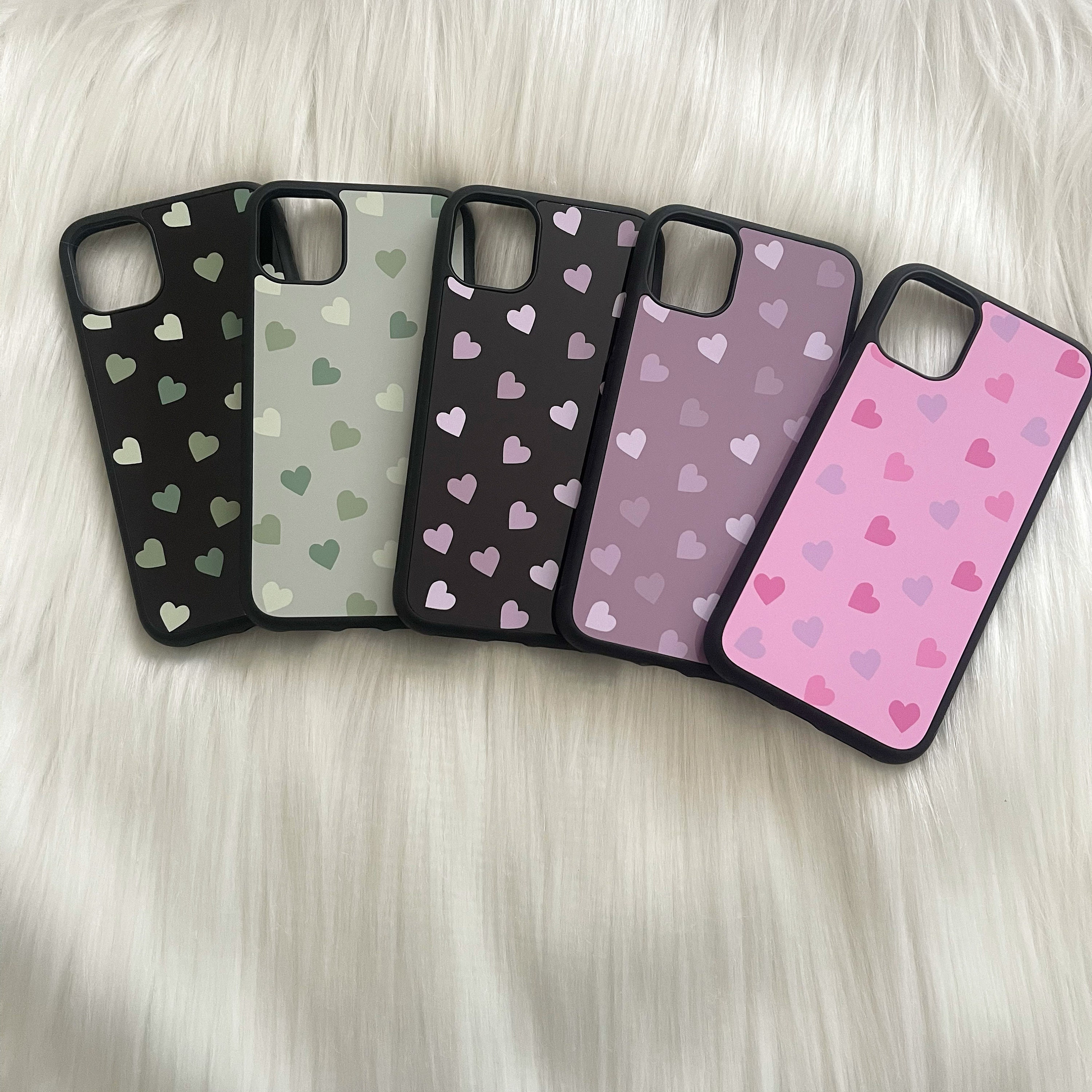Hearts Phone Case available in Iphone and Android Iphone 6 7 - Etsy