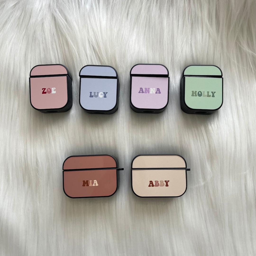 Personalised Name AirPod 1st and 2nd and 3rd Generation and Airpods Pro ...
